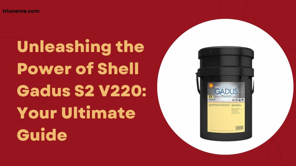Unleashing the Power of Shell Gadus S2 V220