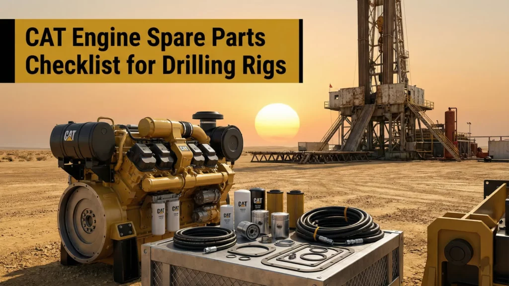 CAT Engine Spare Parts Checklist for Drilling Rigs - Triune